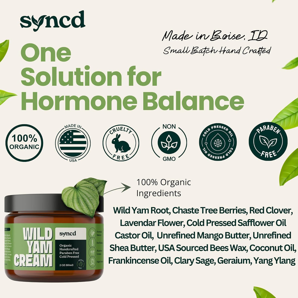 soothing wild yam cream for menopause