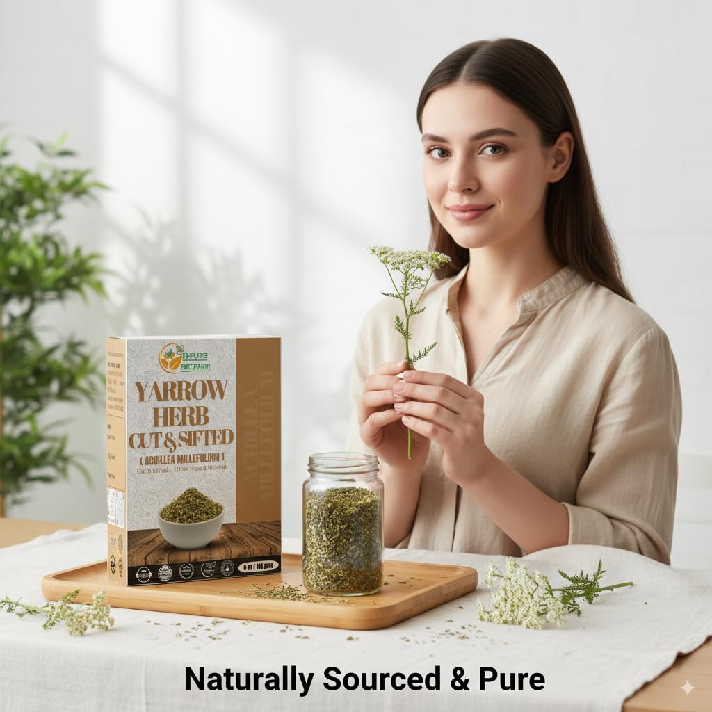 soothing yarrow herbal infusion