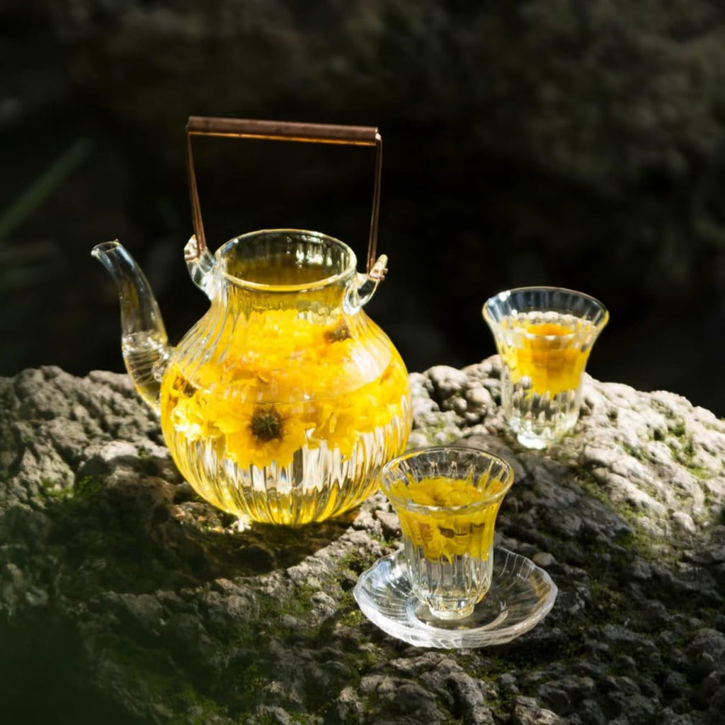 soothing yellow flower tea