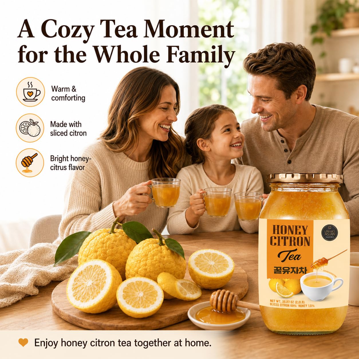soothing Yuzu Citron tea experience