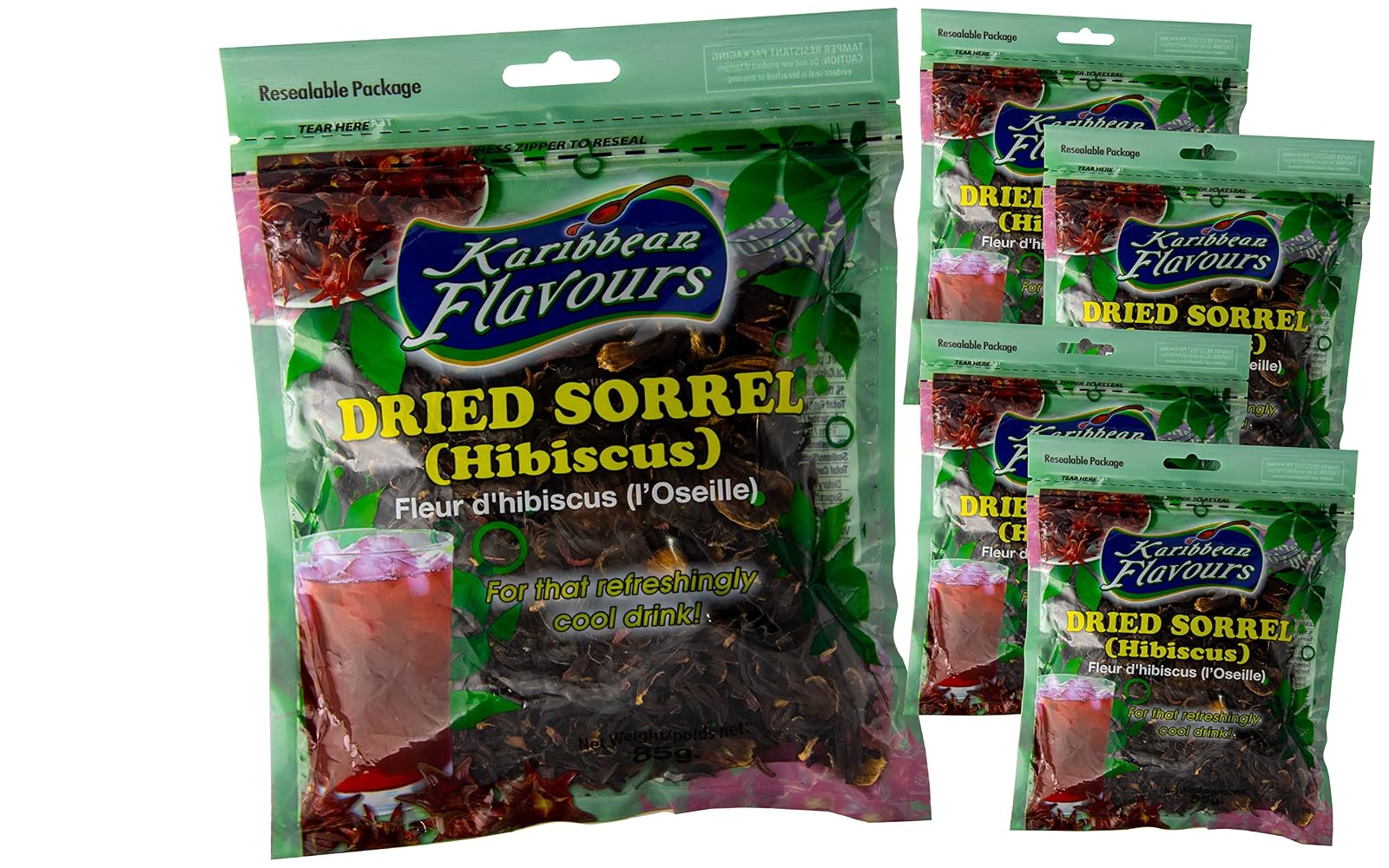 Sorrel hibiscus flower herbal tea