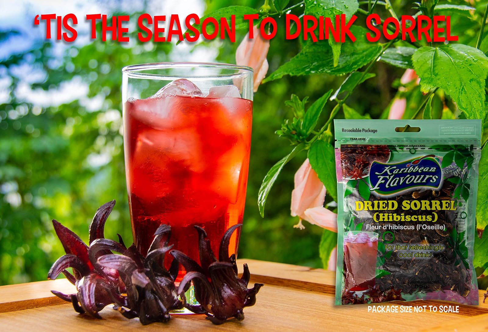 sorrel hibiscus flowers for refreshing drinks