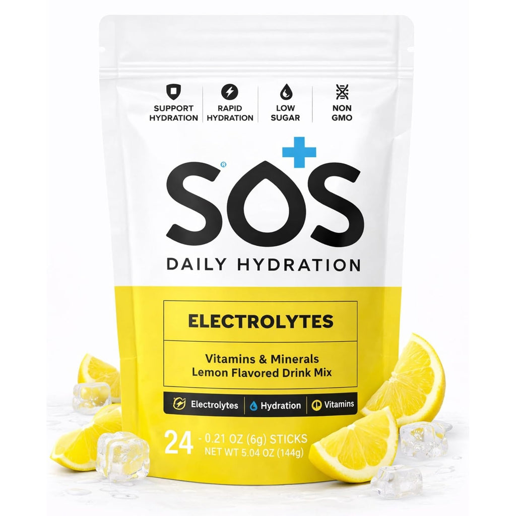 SOS Hydration electrolyte powder packets