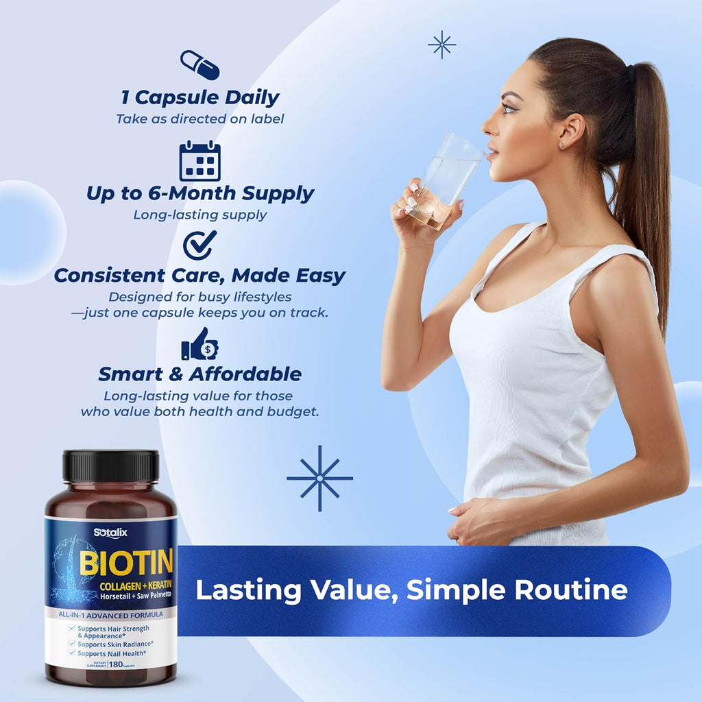 Sotalix biotin capsules for energy support