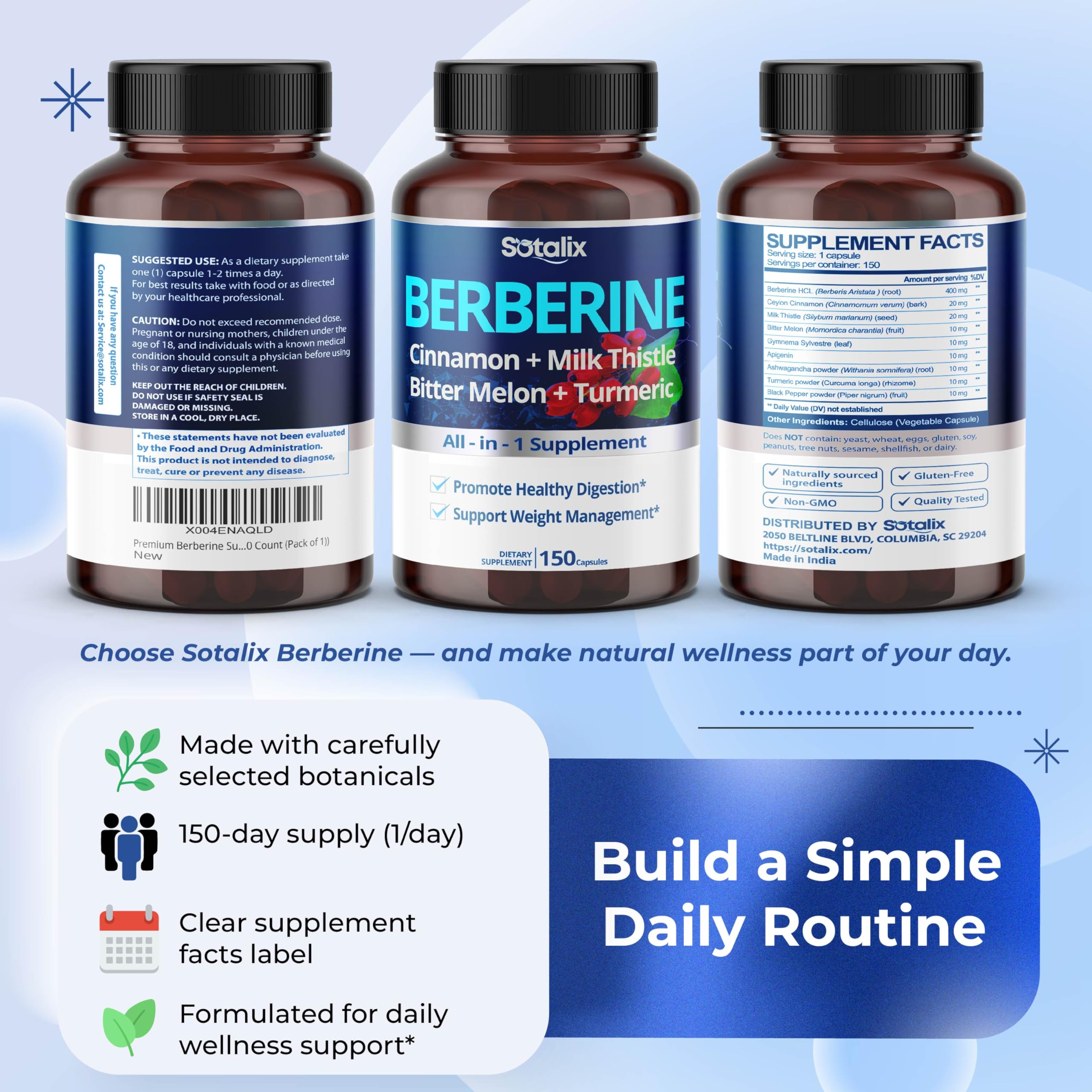 Sotalix capsules for holistic wellness