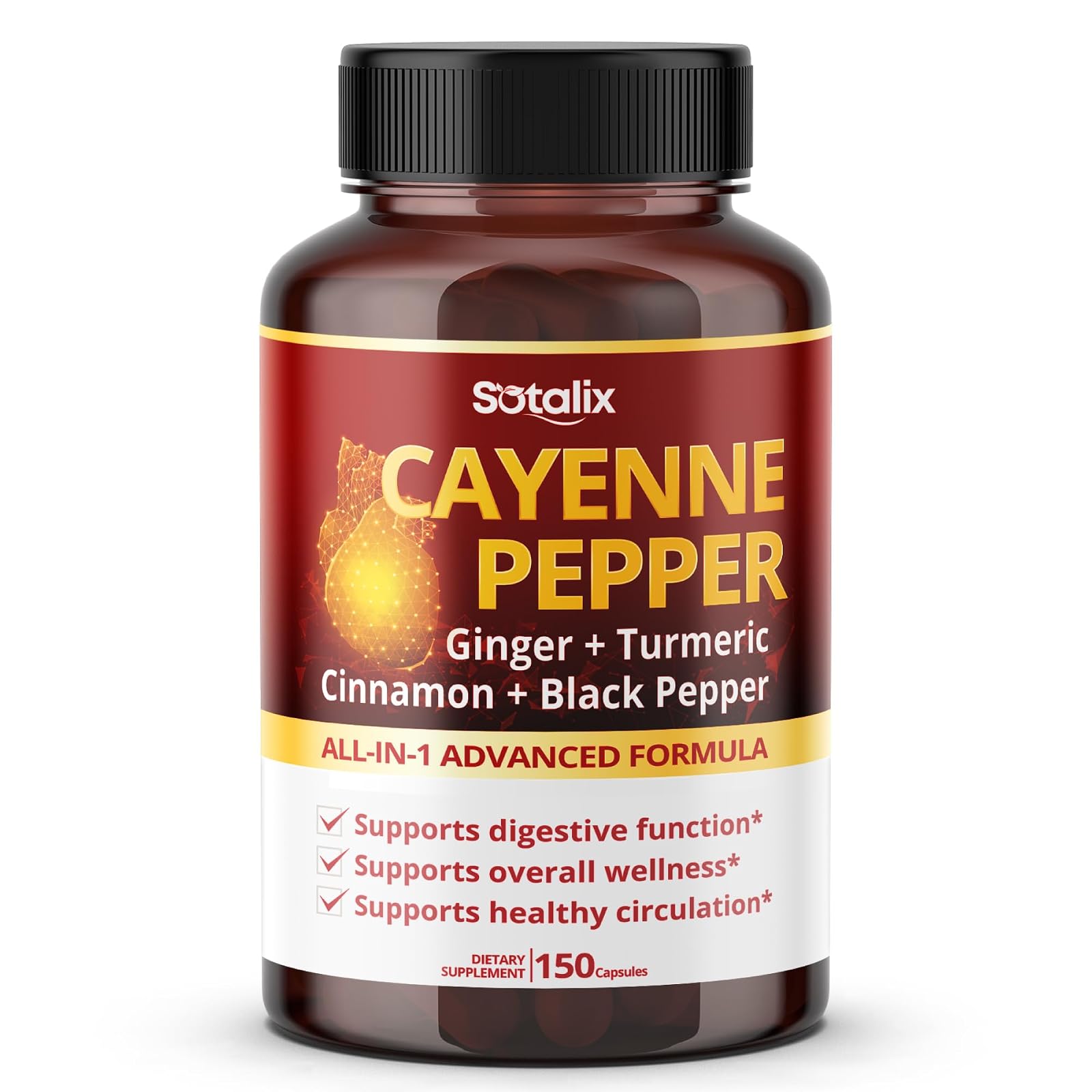 Sotalix cayenne pepper capsules
