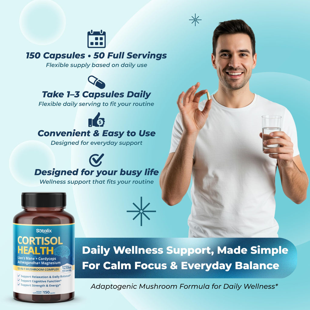 Sotalix mushrooms for daily vitality