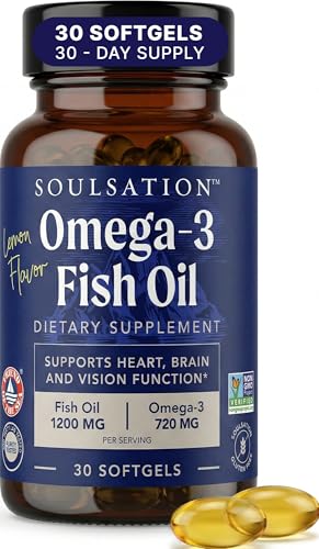 SOULSATION fish oil softgels for heart health