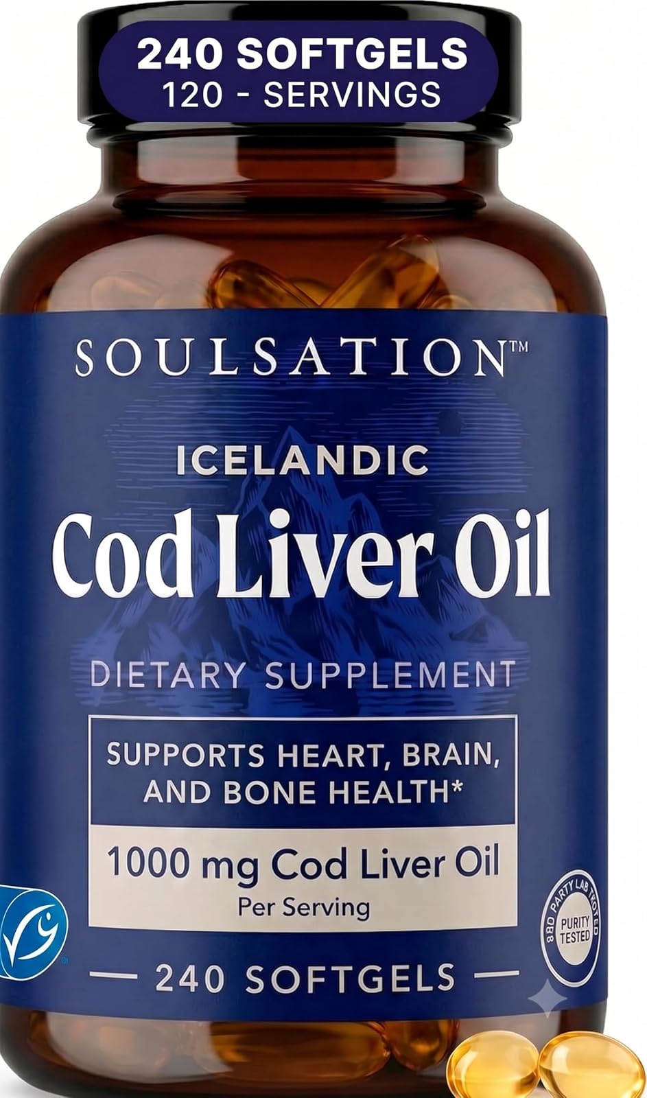 SOULSATION Icelandic cod liver oil benefits