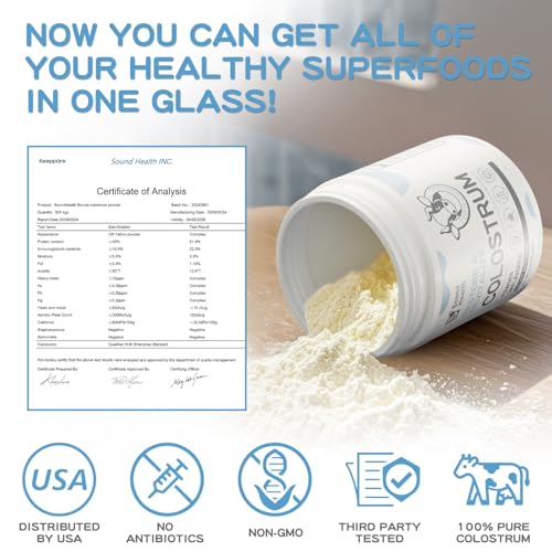 SoundHealth colostrum for recovery