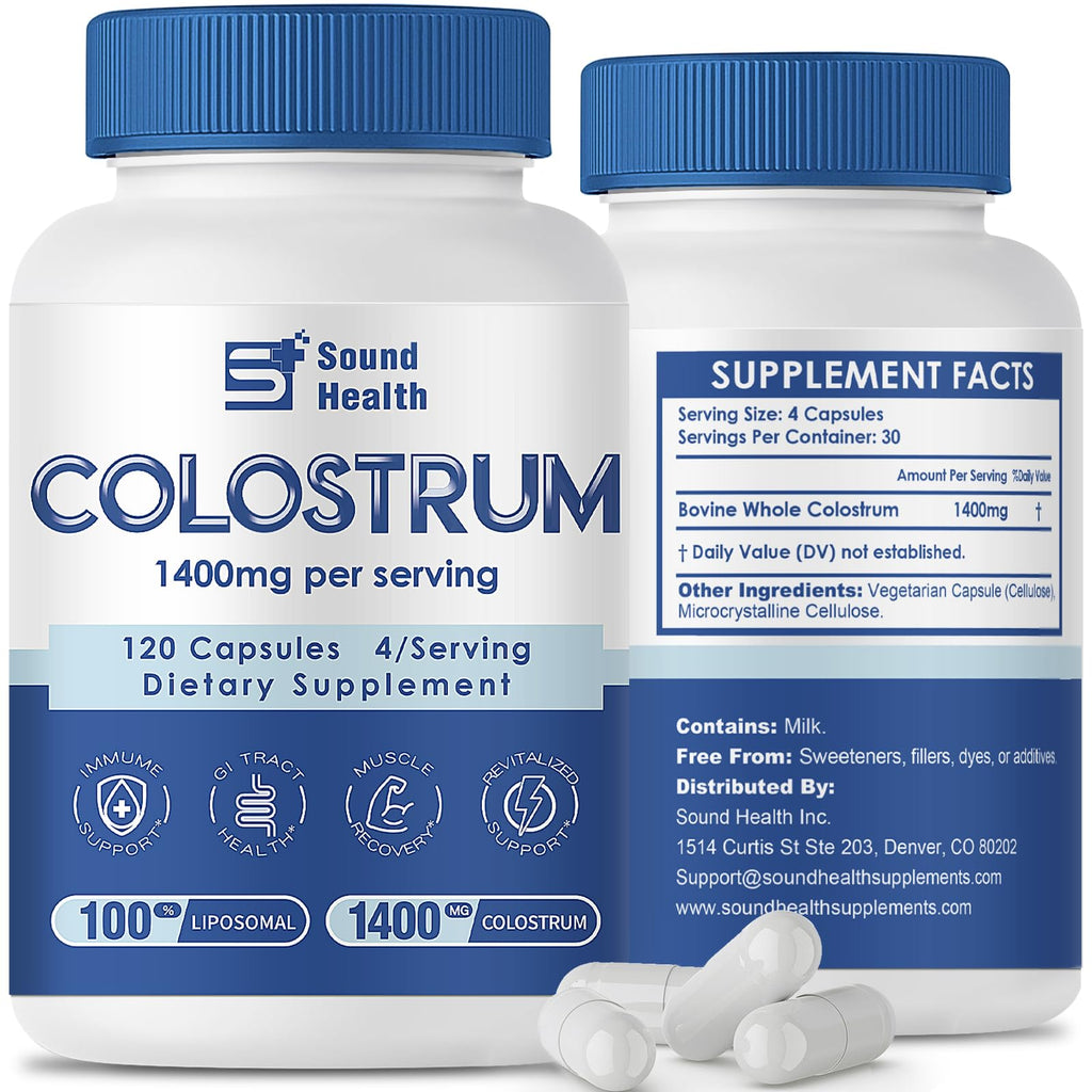 SoundHealth colostrum supplement for immunity