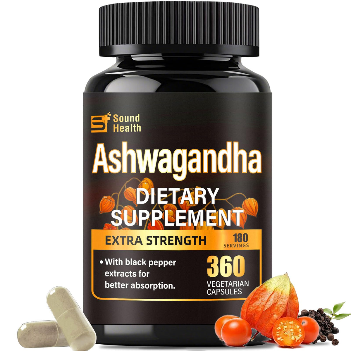 SoundHealth organic ashwagandha capsules