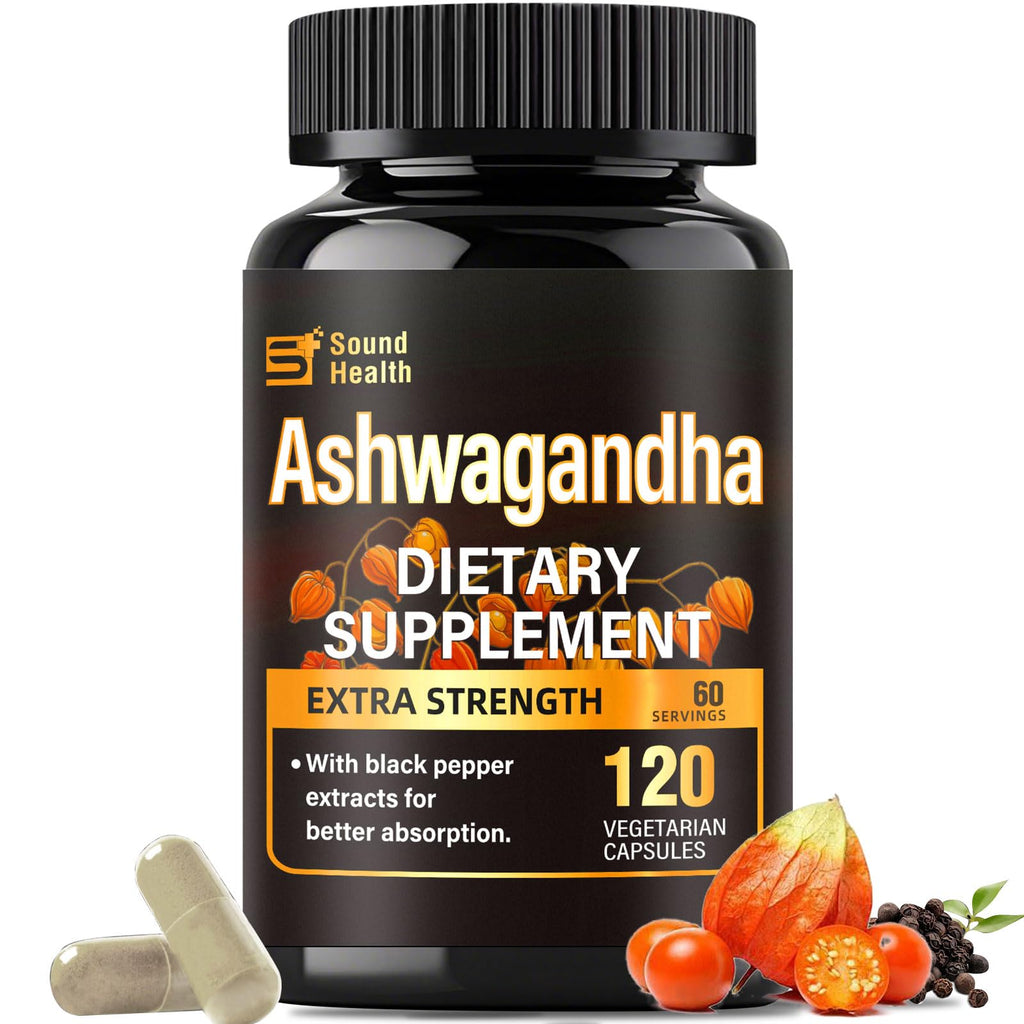 SoundHealth organic ashwagandha capsules