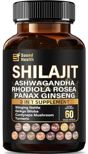 SoundHealth Shilajit capsules for energy