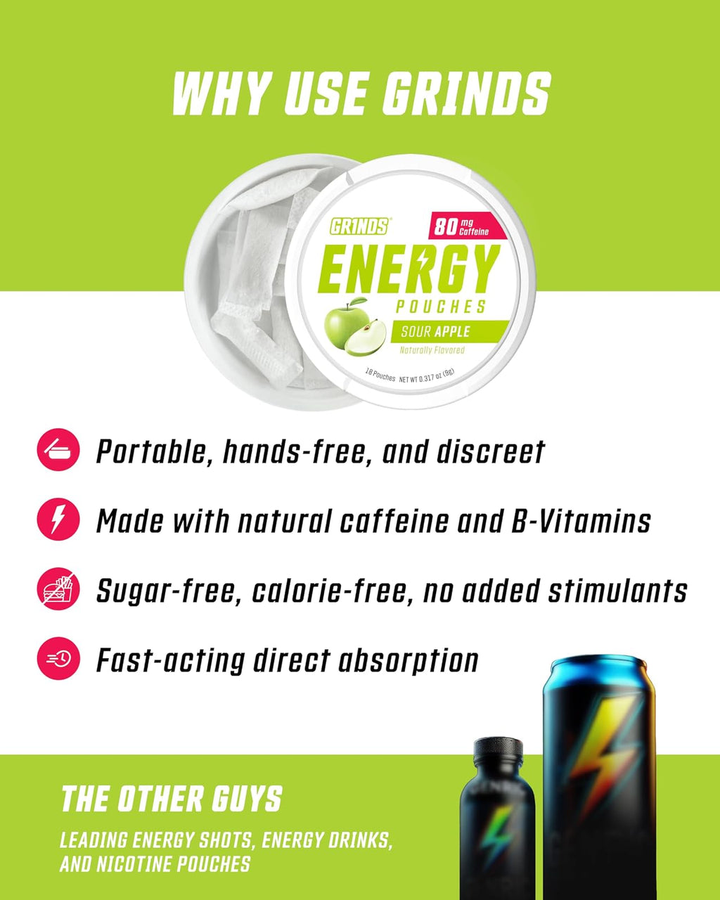 sour apple energy pouches for workouts