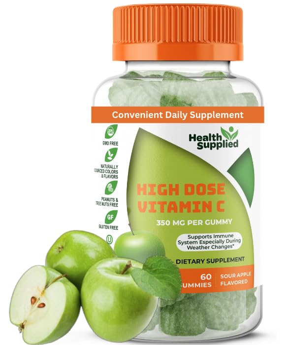 sour apple vitamin c gummies