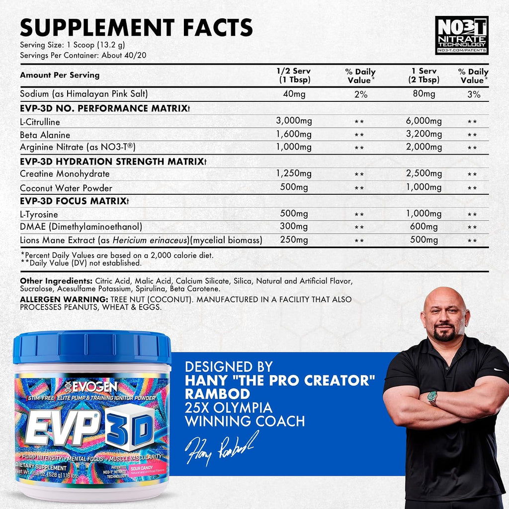 Sour Candy flavour pre-workout energy