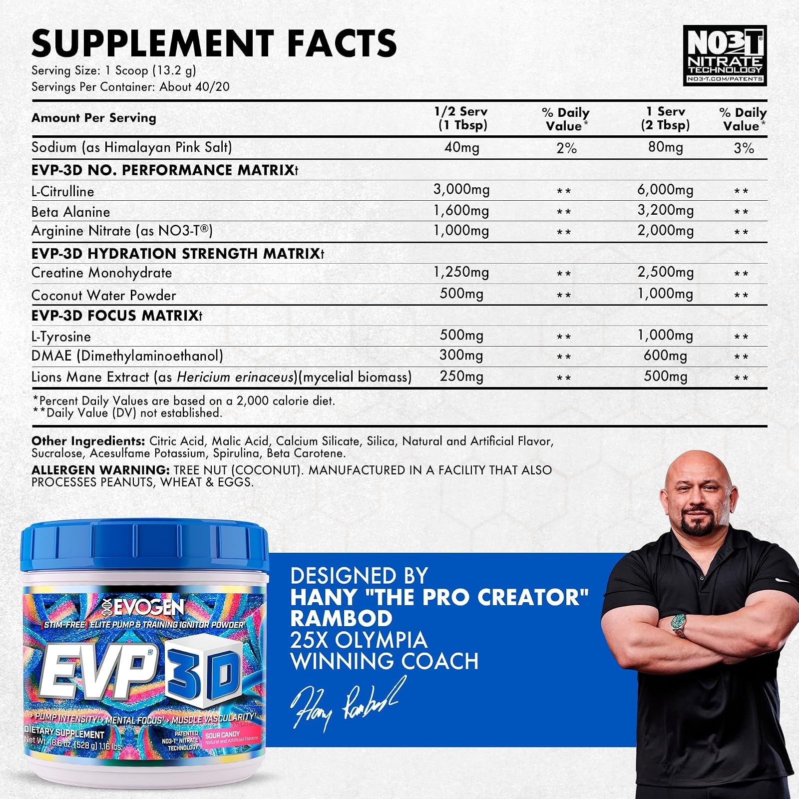 Sour Candy flavour pre-workout energy