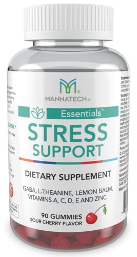 Sour cherry flavor stress relief gummies