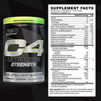 Sour green apple pre-workout powder