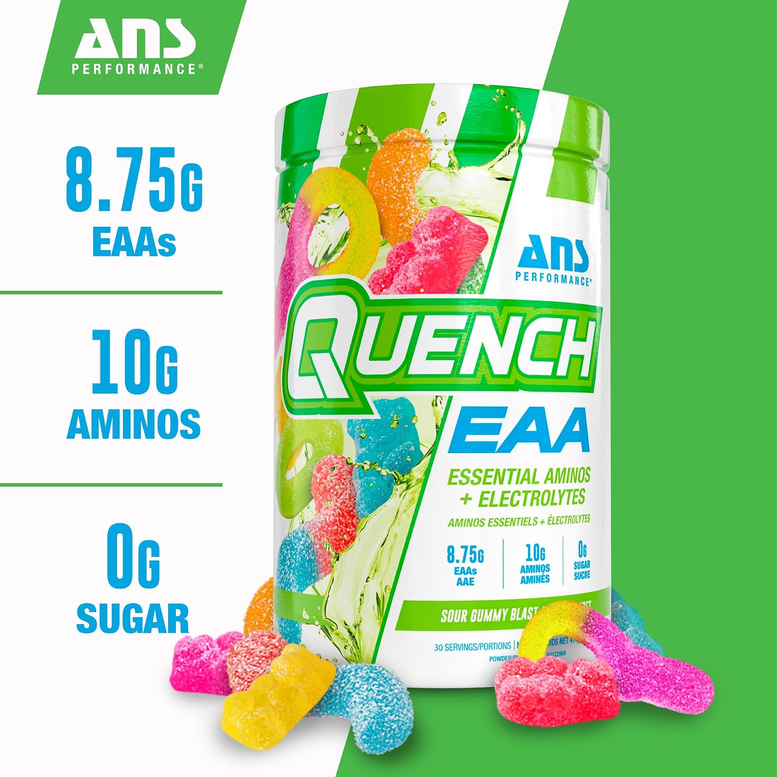 Sour gummy flavour hydration mix