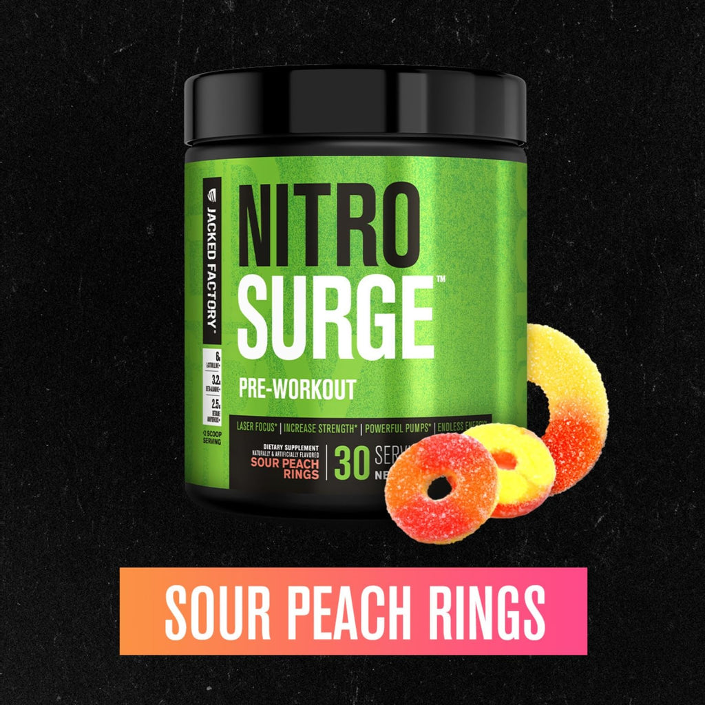 Sour peach rings pre-workout flavour