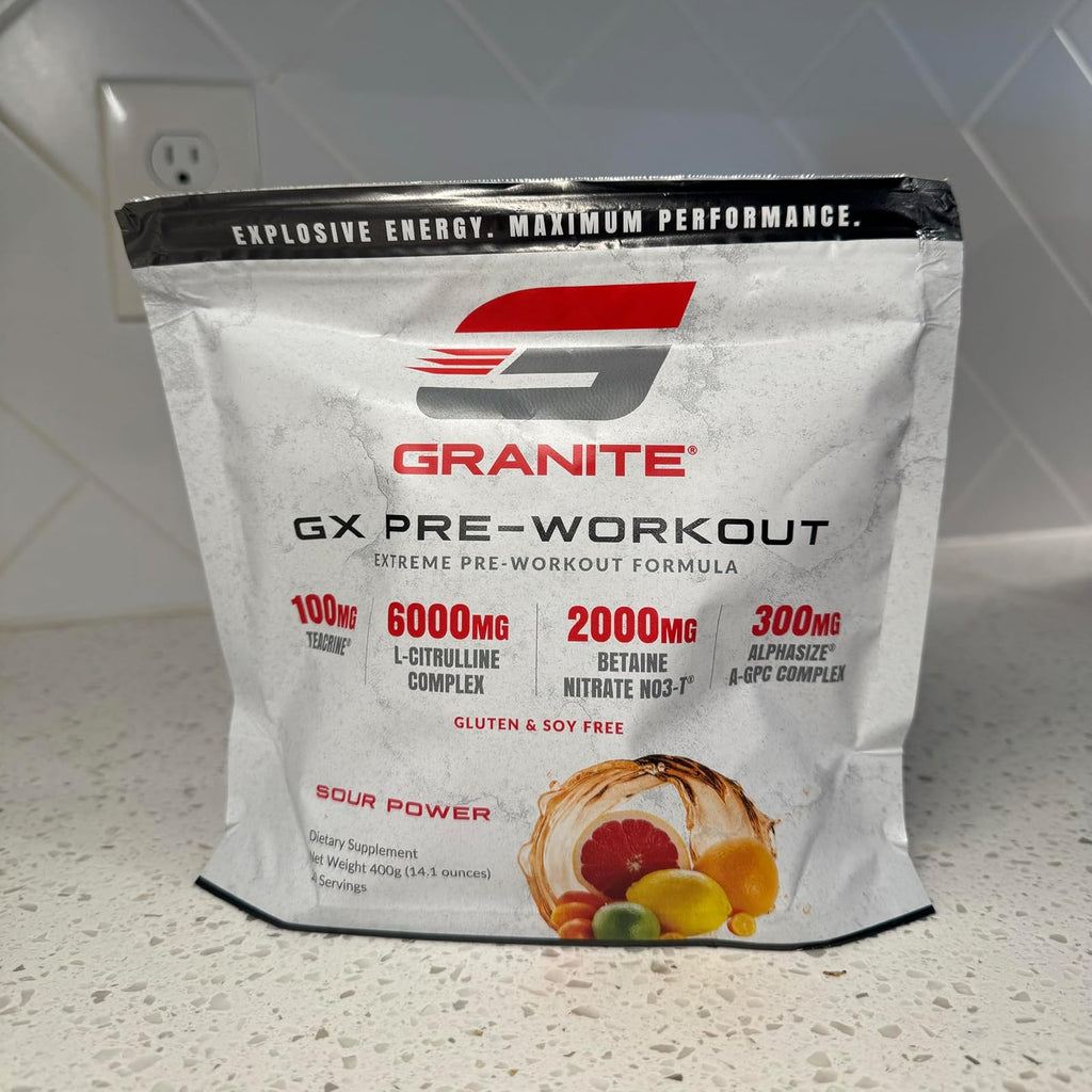 Sour Power flavour pre-workout supplement