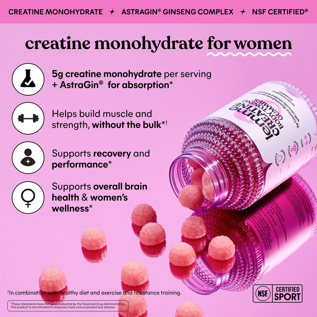 Sour strawberry creatine monohydrate