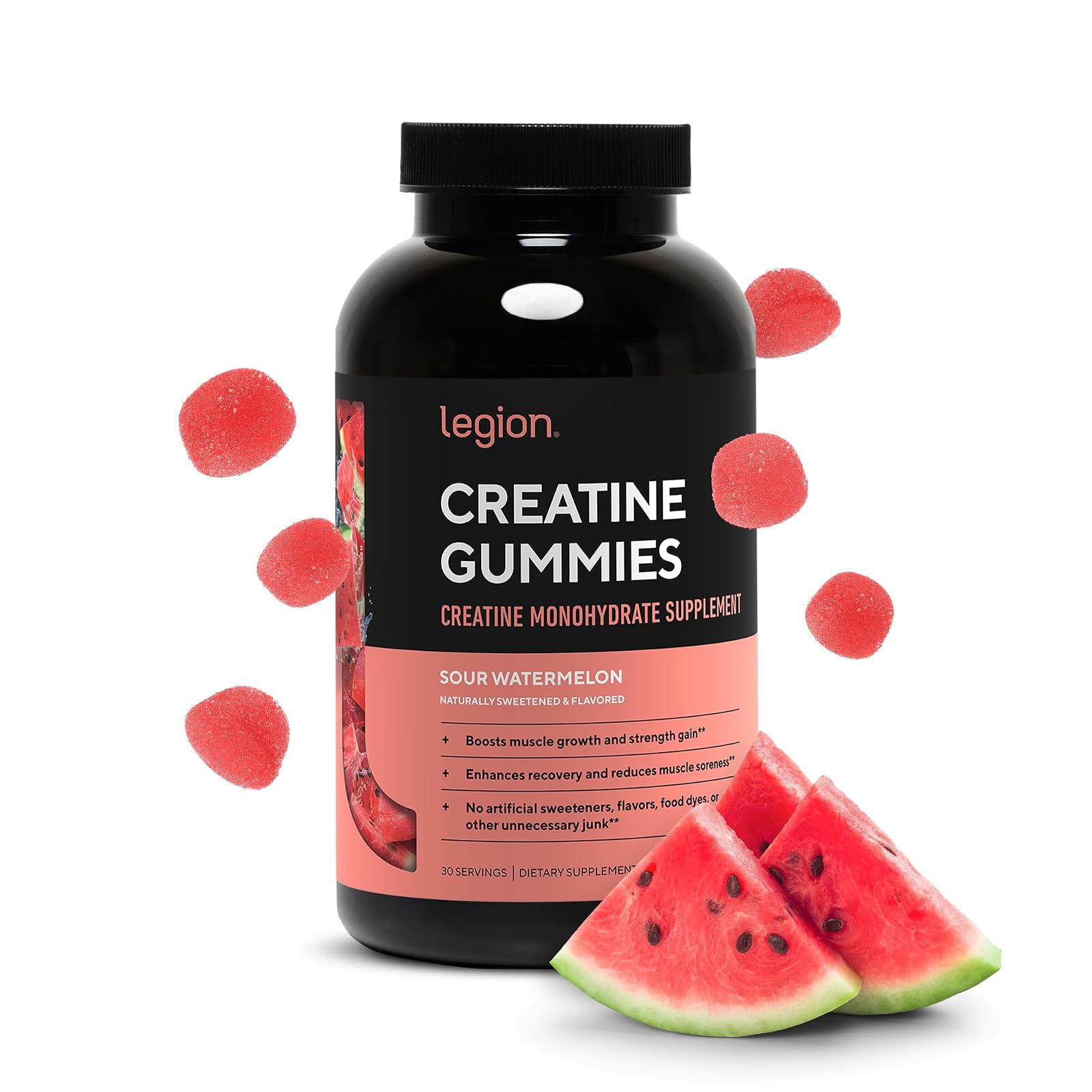sour watermelon creatine gummies