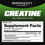 Sour watermelon flavoured creatine powder