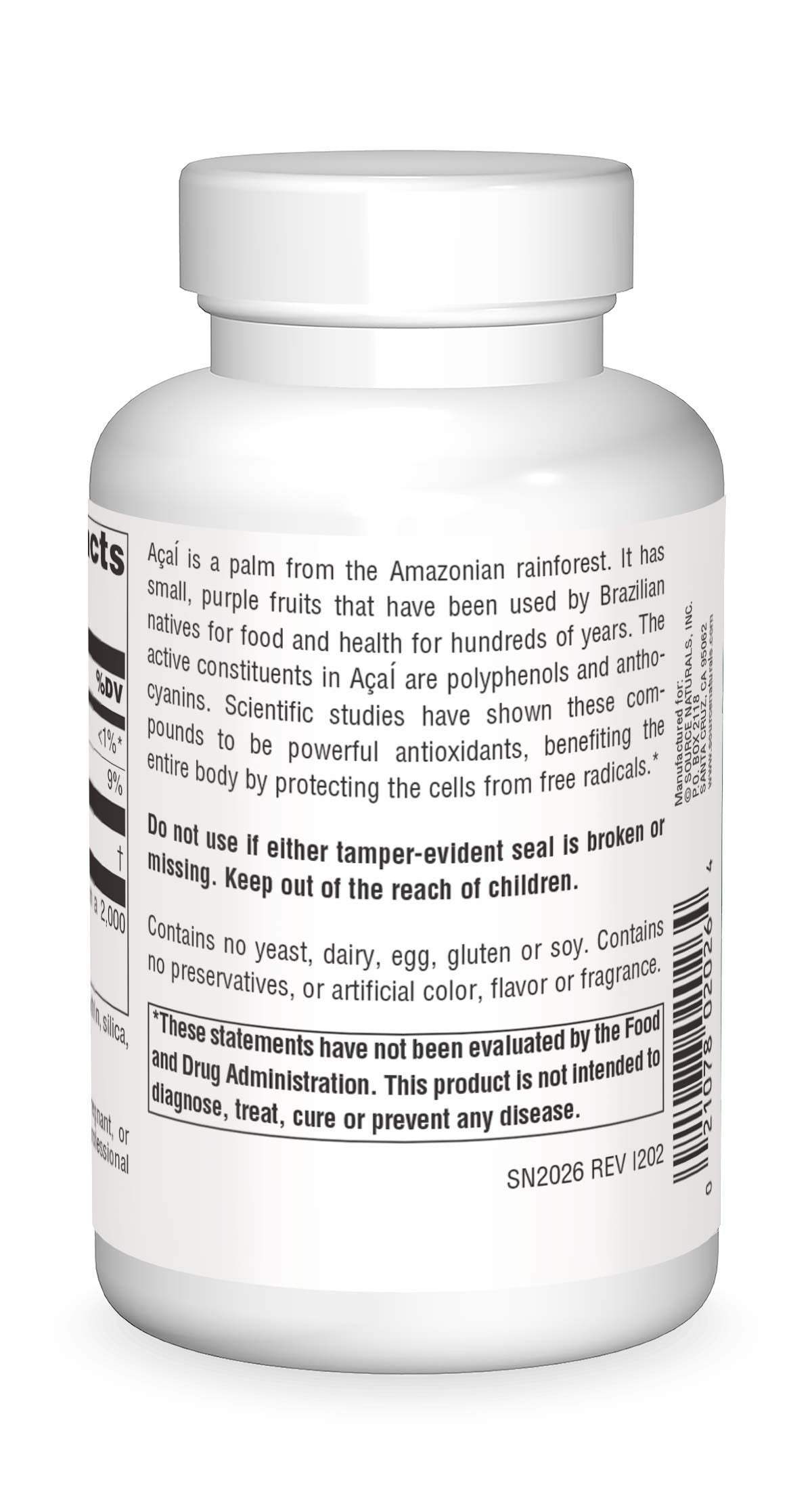 Source Naturals Acai capsules for immune boost