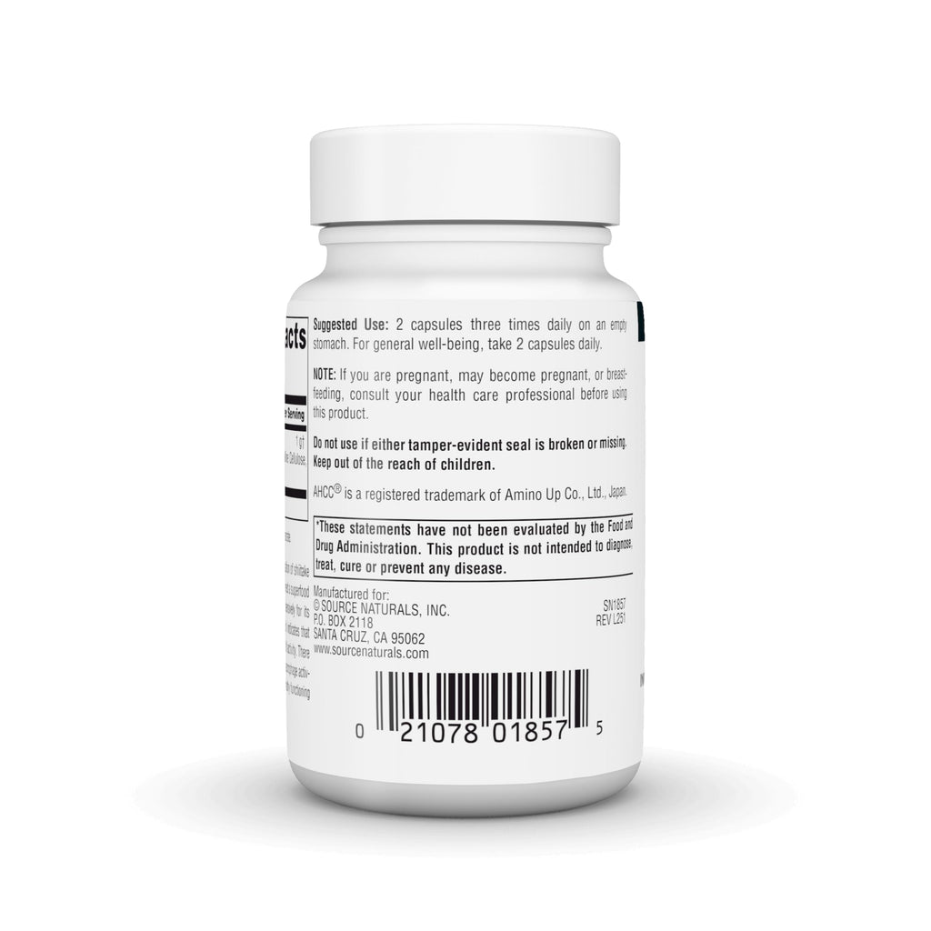 Source Naturals AHCC benefits