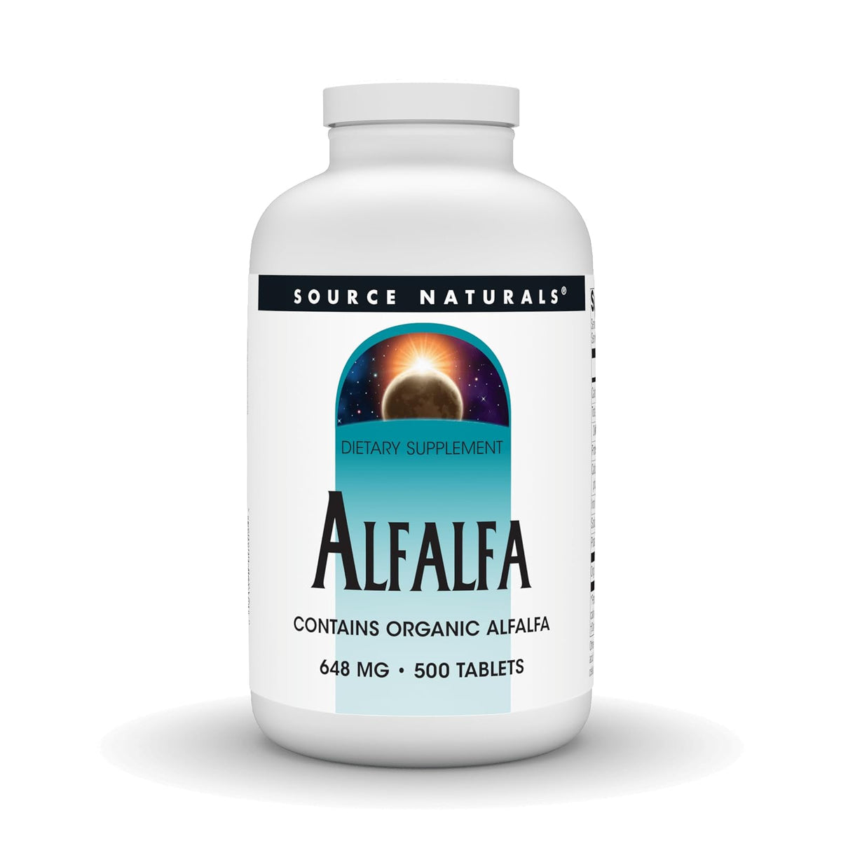 Source Naturals alfalfa supplement tablets
