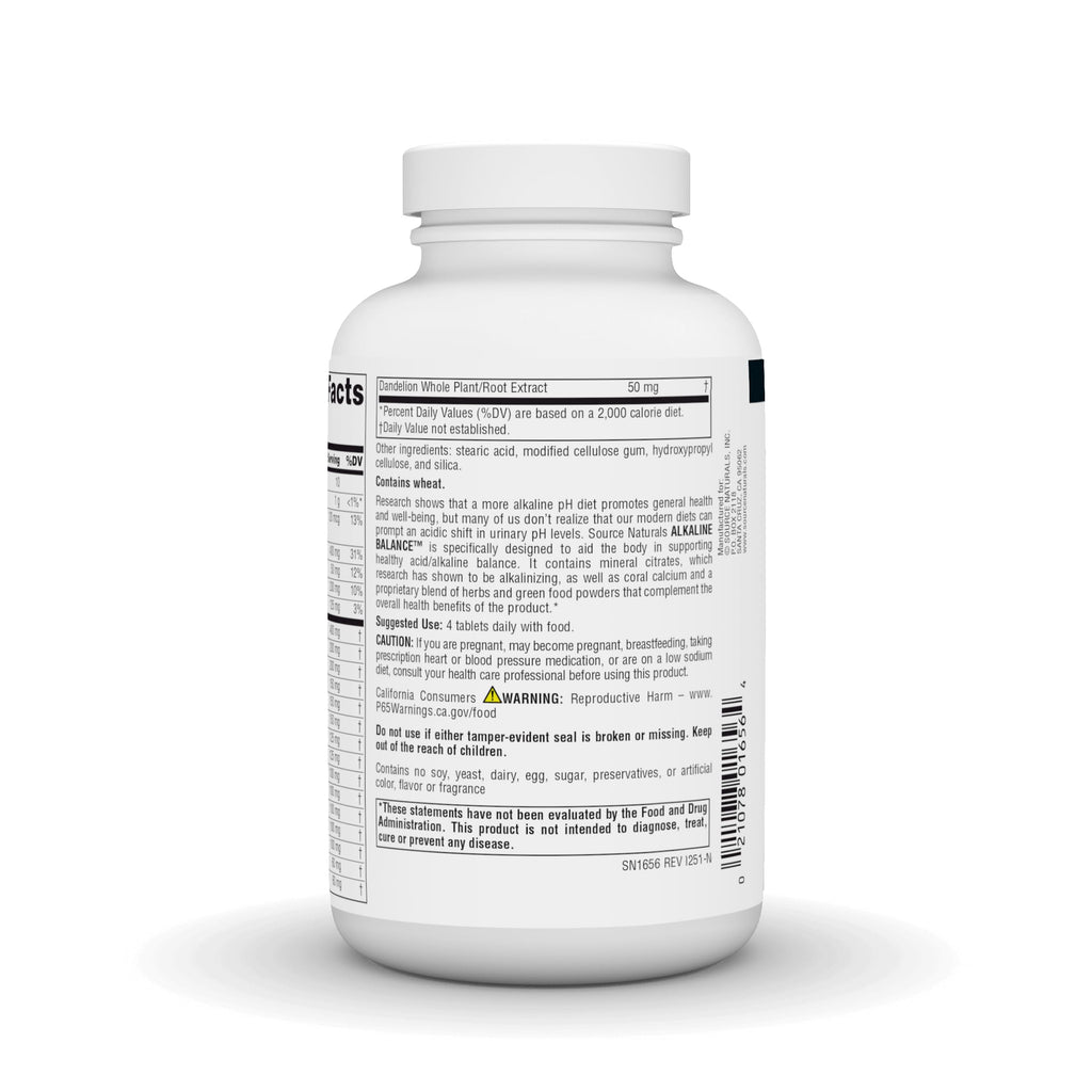 source naturals alkaline supplements for vitality