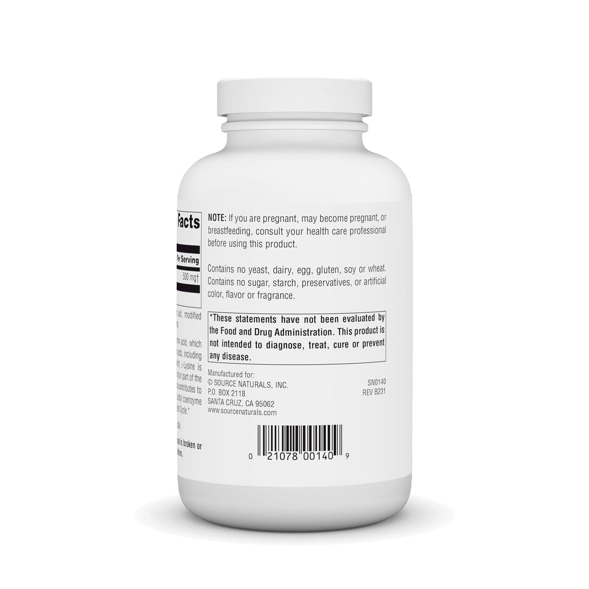 Source Naturals amino acid supplement