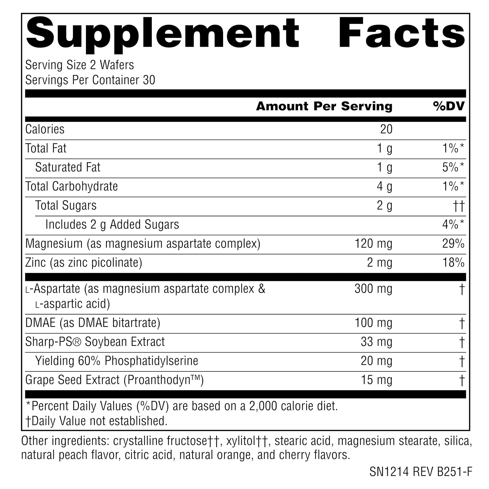 source naturals attentive child vitamin wafers