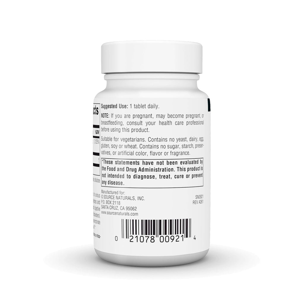 Source Naturals B-3 tablet dosage