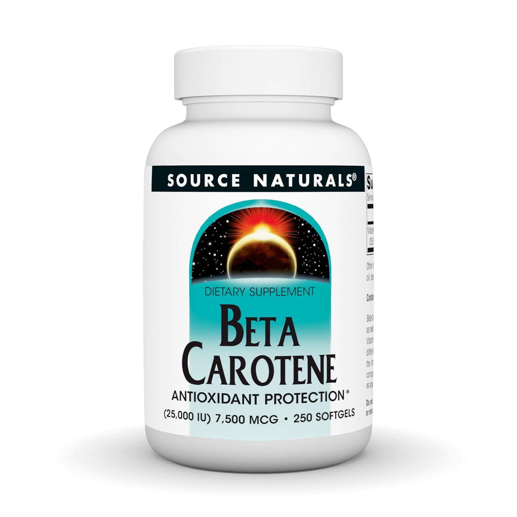 Source Naturals beta carotene softgels