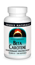 Source Naturals Beta Carotene softgels