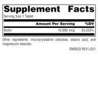 Source Naturals biotin tablets for nails