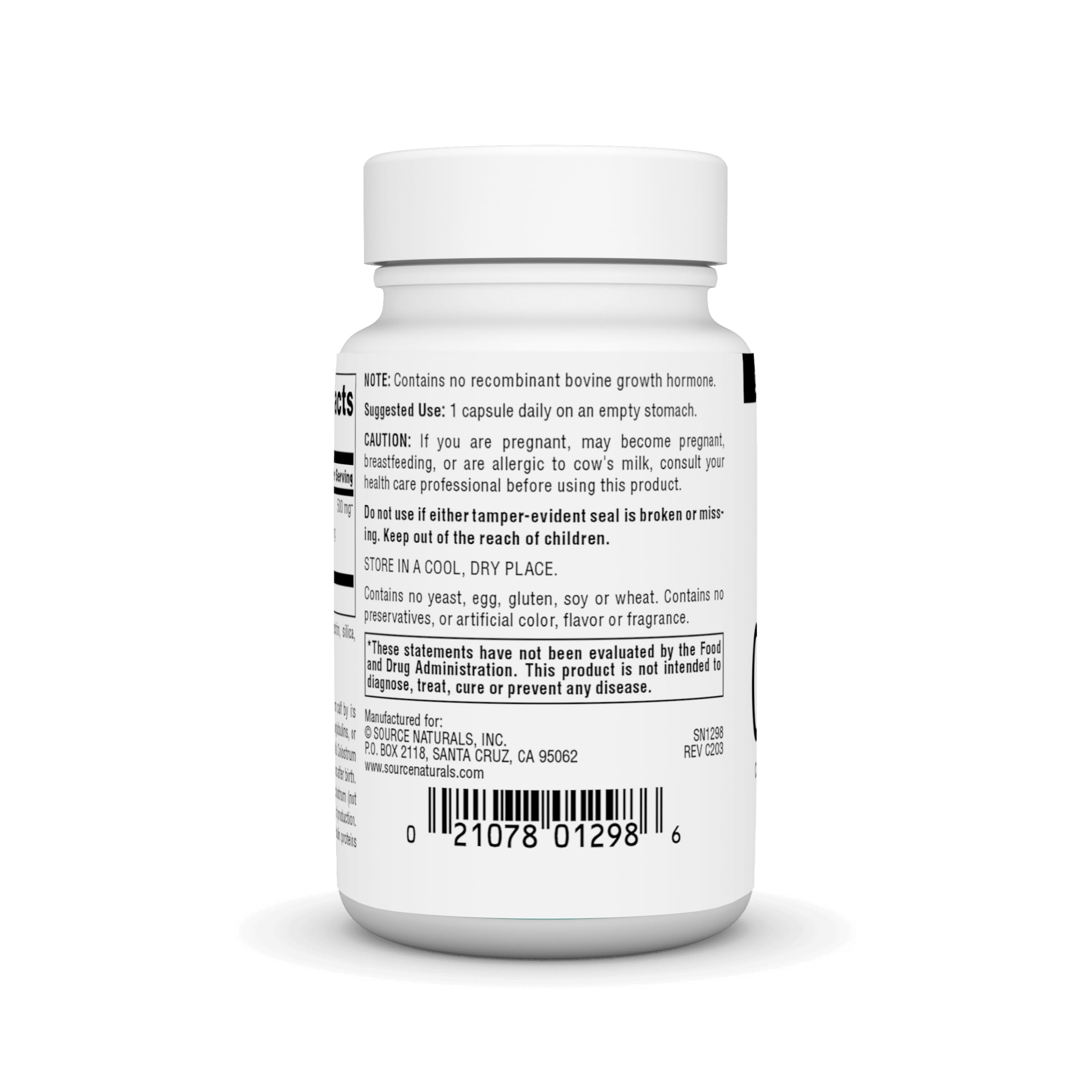 Source Naturals blended supplements for recovery