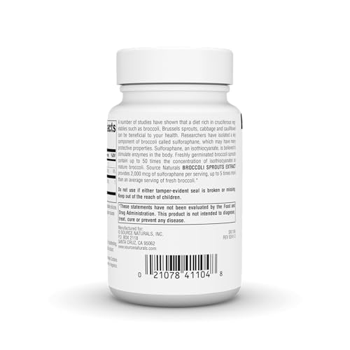 Source Naturals broccoli extract for detox