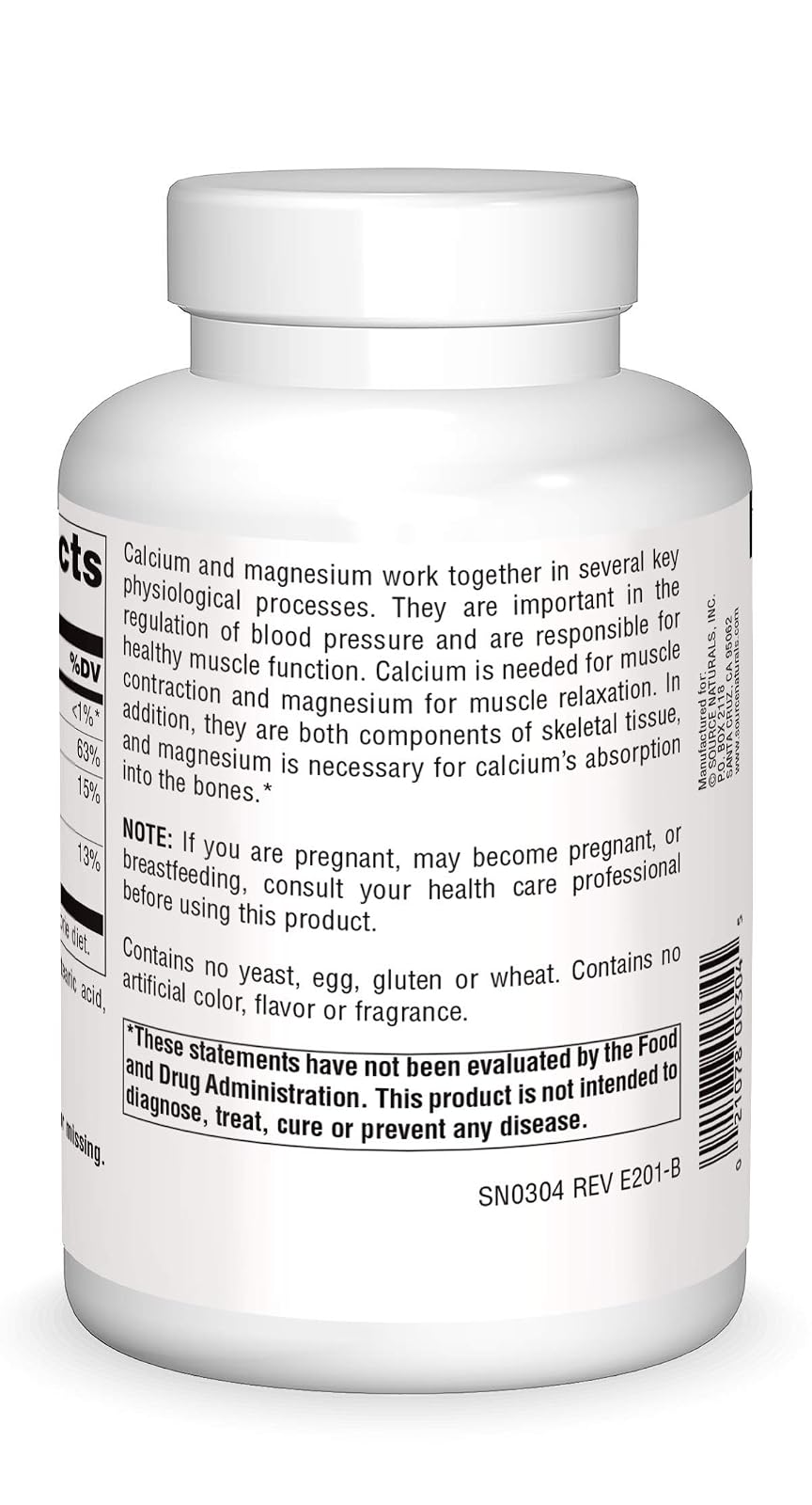 Source Naturals calcium citrate tablets for health