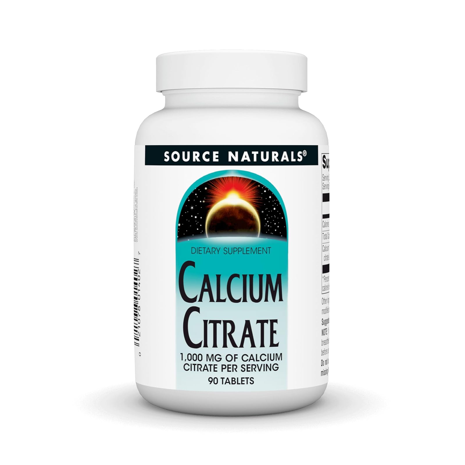 SOURCE NATURALS calcium citrate tablets