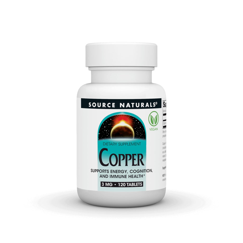 Source Naturals Copper energy support tablets