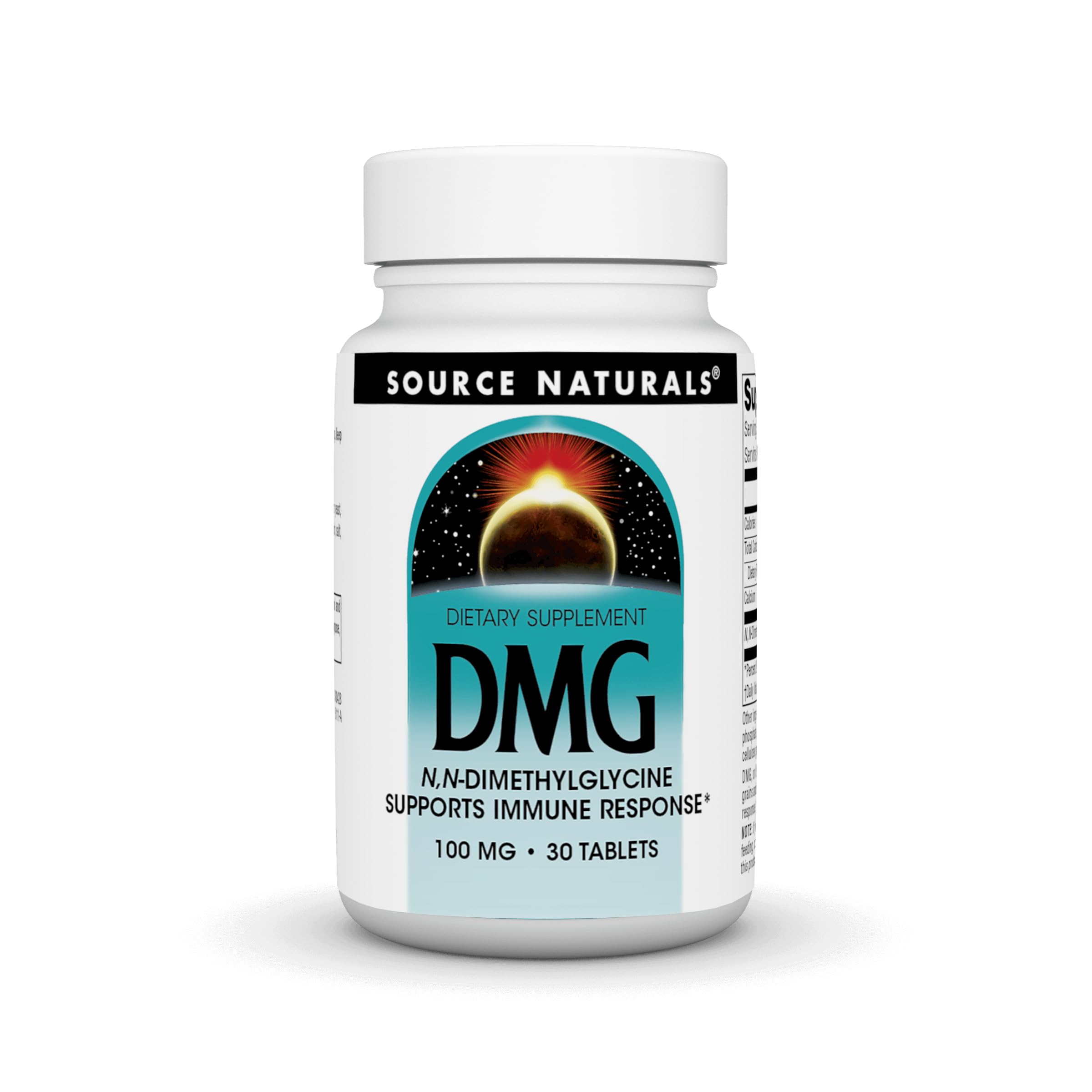Source Naturals DMG vitamin tablets