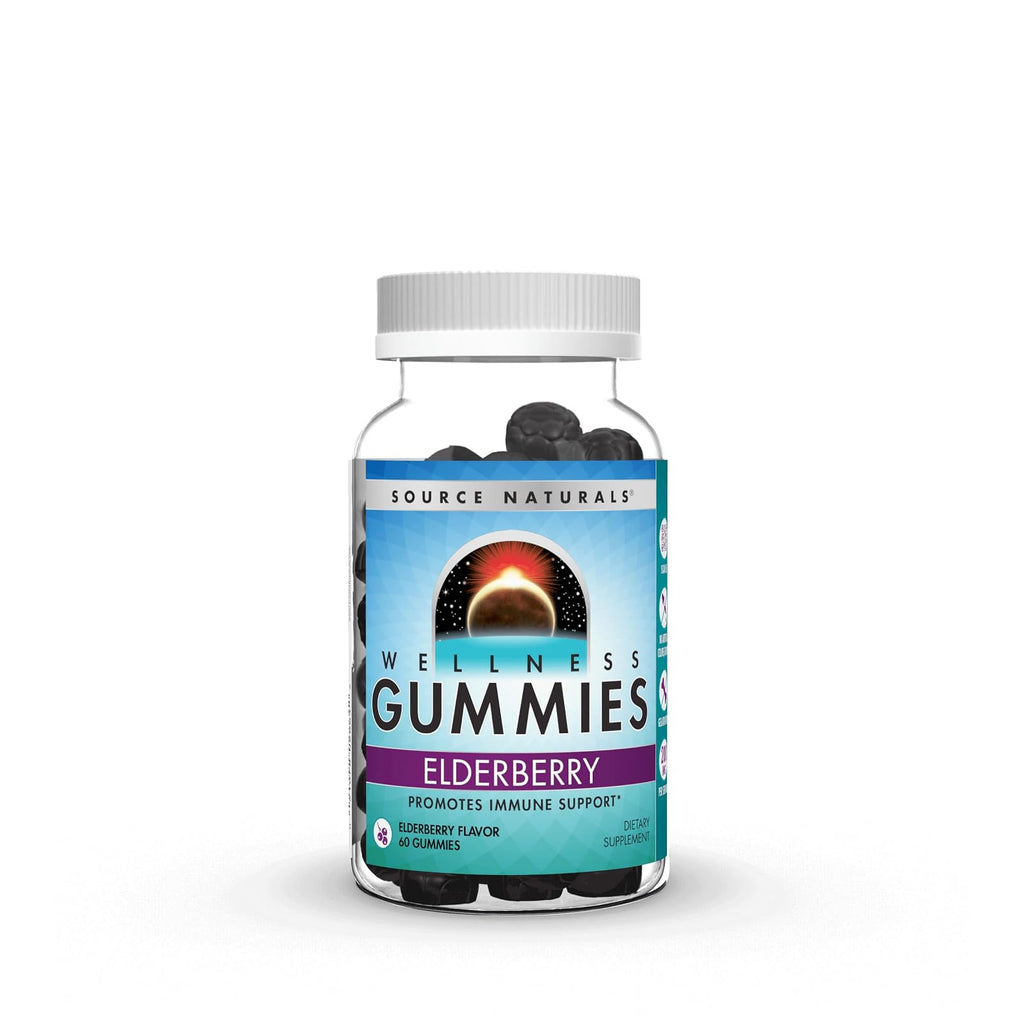 Source Naturals elderberry gummies for immune support
