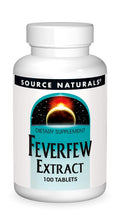 Source Naturals feverfew extract benefits
