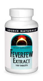 Source Naturals feverfew extract benefits