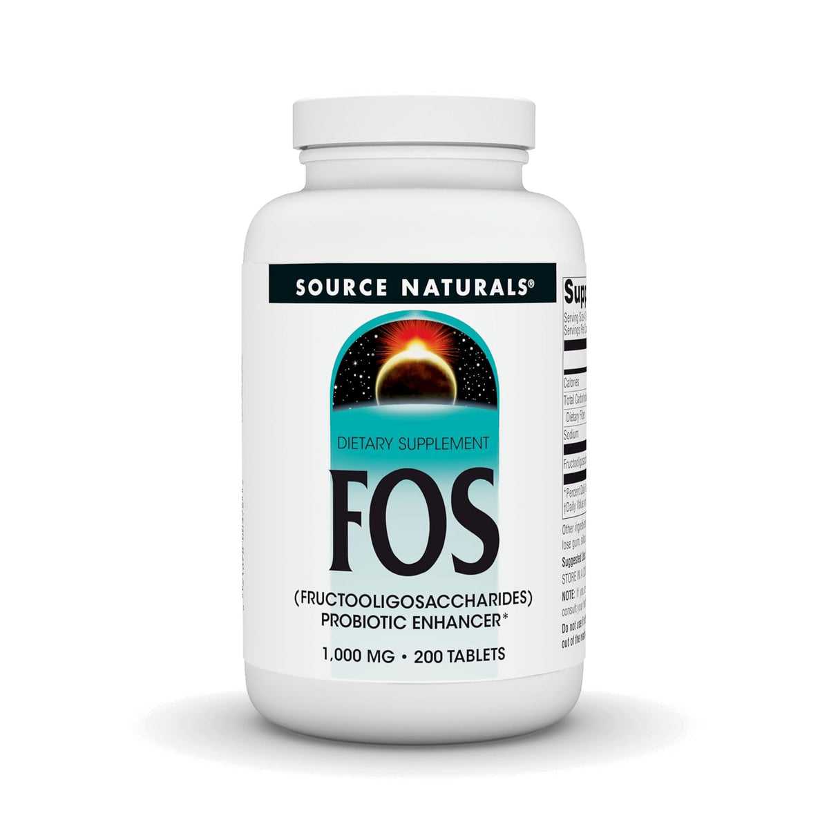Source Naturals FOS vegetarian tablets